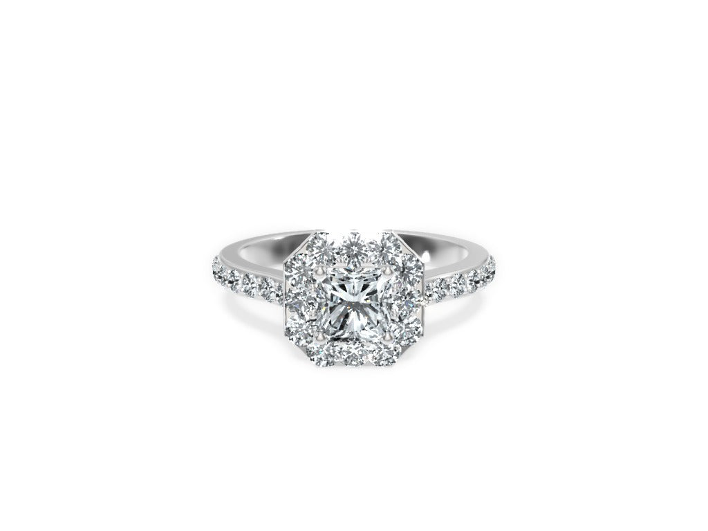 Anillo De Compromiso Halo Clasico – Naturalshoppers